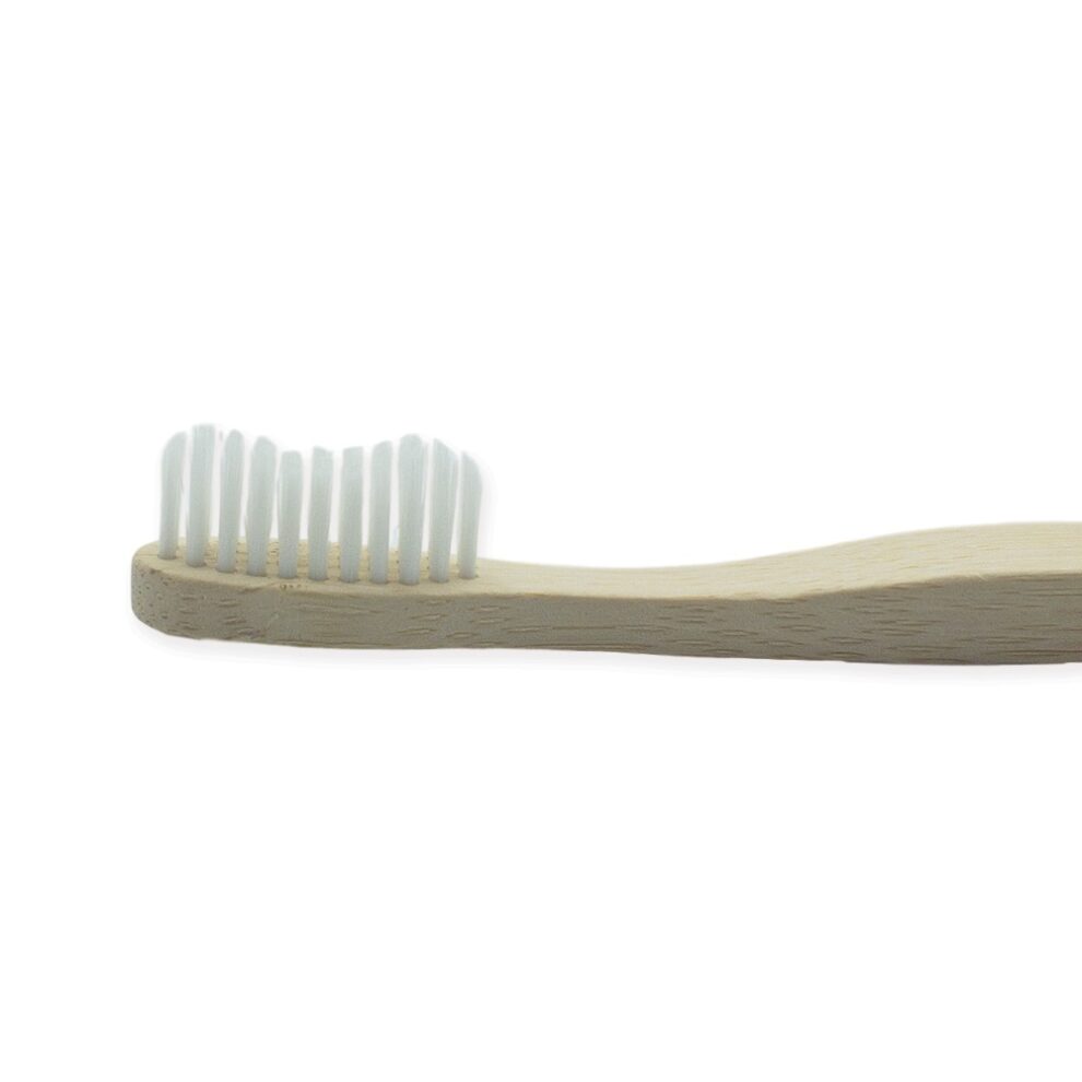 Bamboo Toothbrush - Single Pack - White • Hybrid Hippie - Eco Store