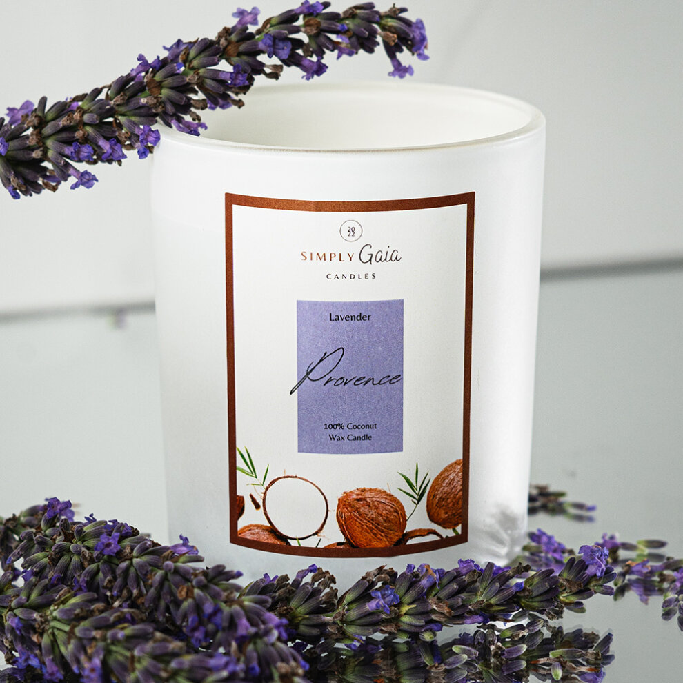 Provence Lavender Candle | Coconut Wax • Hybrid Hippie - Eco Store